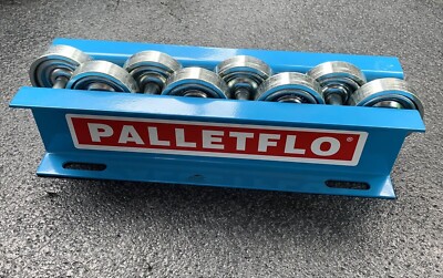 Kornylak Conveyor Gravity Flow Rail 12 inch Double Row Wheels Palletflo ...