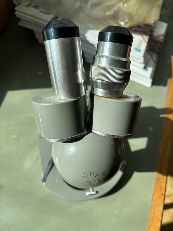 Opax Stereo Microscope – X10 X20 Magnification – Zoom Lab Binocular ...