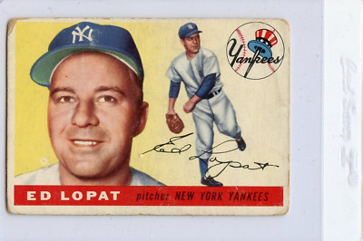 1955 Topps Ed Lopat New York Yankees #109 ⭐️💥🎯 G/G+ | eBay