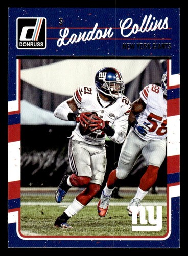 2016 Donruss #206 Landon Collins Card New York Giants | eBay