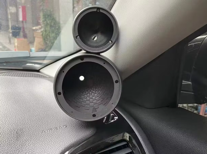 Tweeter & Midrange Speaker Pods Pair ABS Plastic A Pillar Dash Mount ...