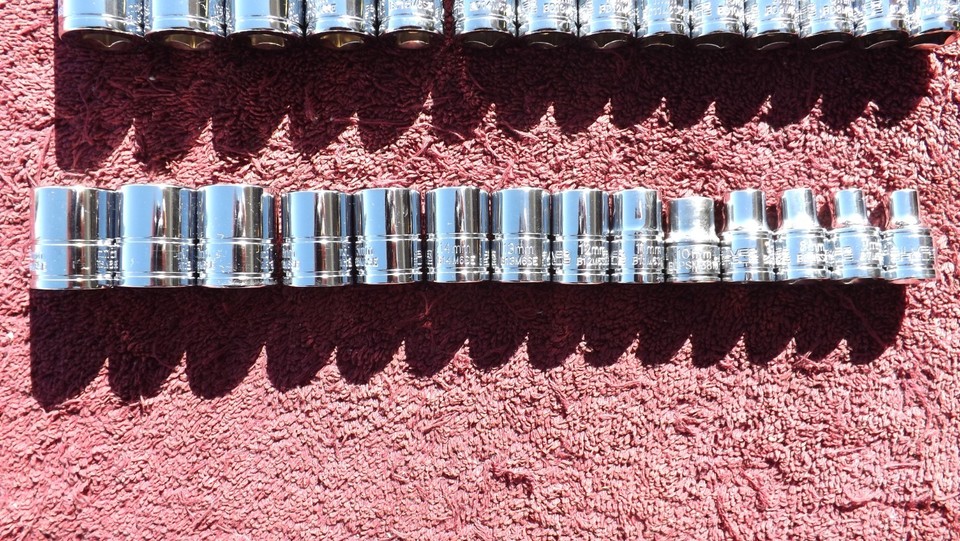 MATCO *MINT" 3/8" DRIVE SILVER EAGLE 30-PIECE METRIC SHALLOW & DEEP ...