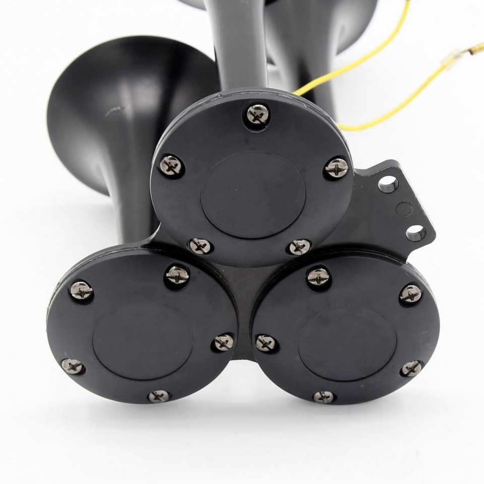 Triple Trumpets Air Horn 12v-24v 150db Super Loud For Truck | eBay ...