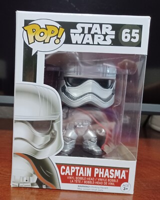 NIB~STAR WARS: FORCE AWAKENS~CAPTAIN PHASMA~POP! Funko~#65~Vinyl ...