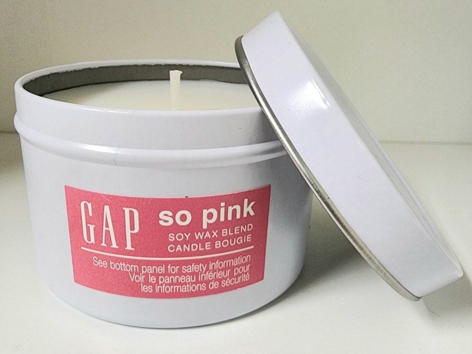 GAP So Pink Scented Single Wick Candle Soy Wax Blend Discontinued | eBay