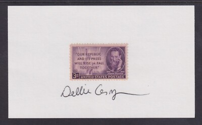 Debbie Cenziper, Pulitzer Prize Winning Reporter, signed card 3c ...