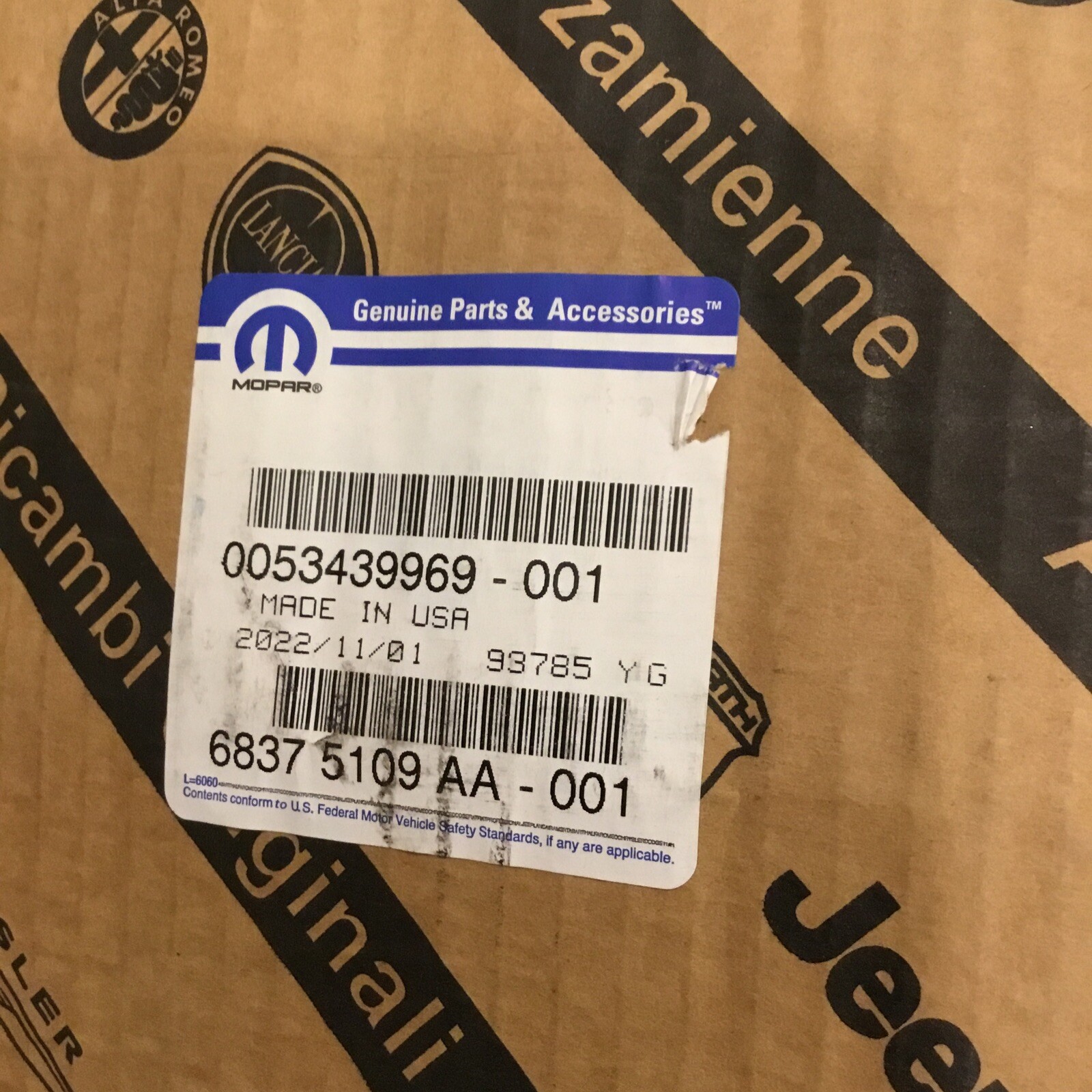 For Dodge Ram 1500 2009 Dodge 68375109AA Rear Left Truck Bed Side Rail ...