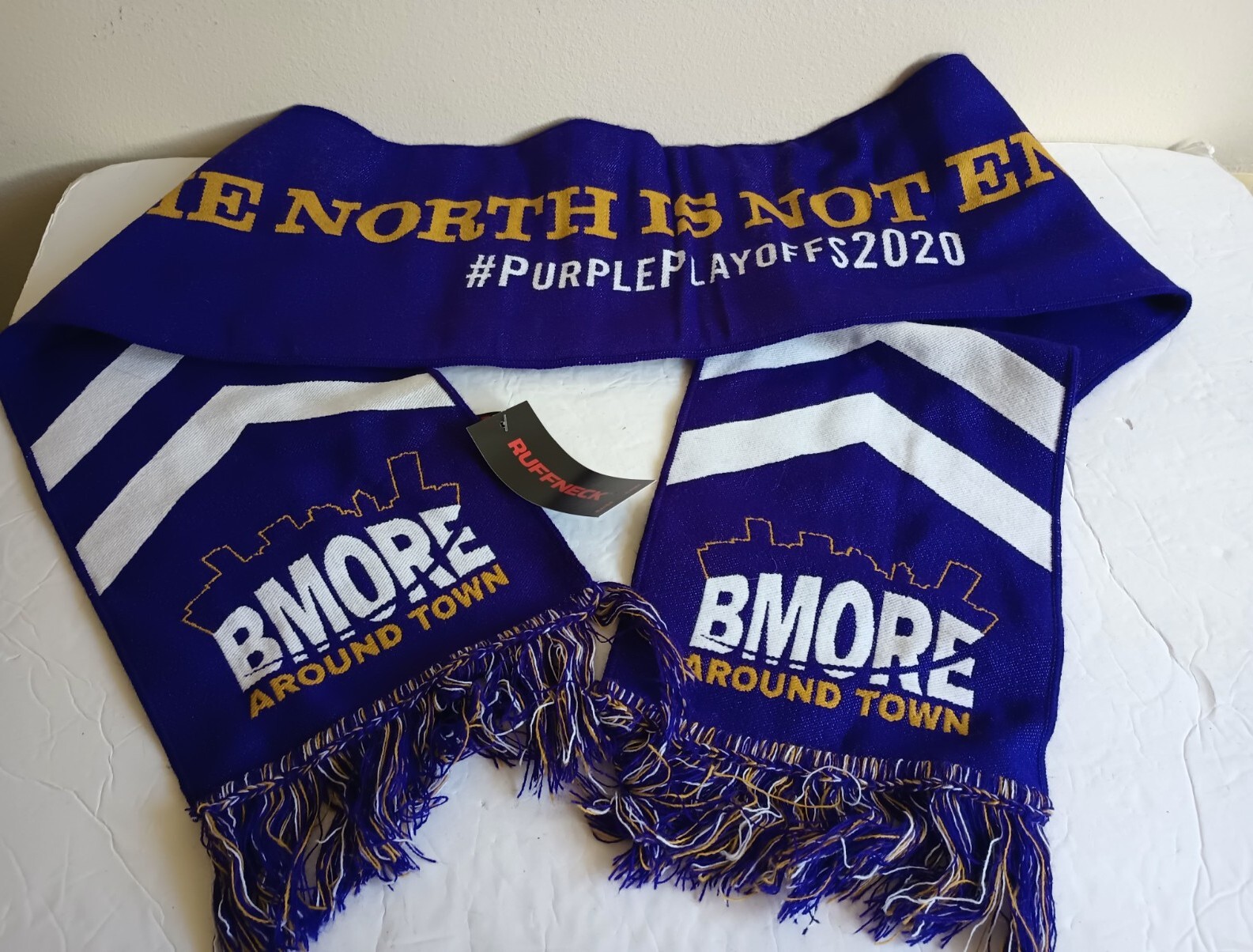 NFL Baltimore Ravens 2020 Acrylic Scarf 61" by 7.75" by Ruffneck New ...