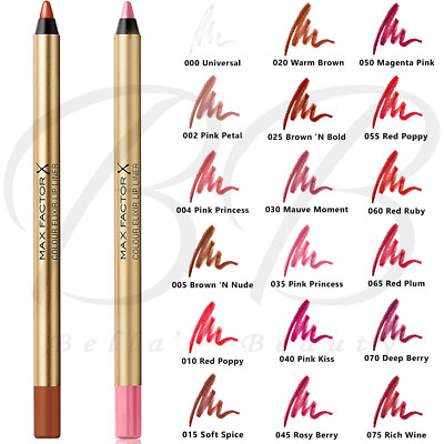 MAX FACTOR Colour Elixir Moisturising Soft Lip Liner Definer *ALL SHADES* NEW | eBay UK