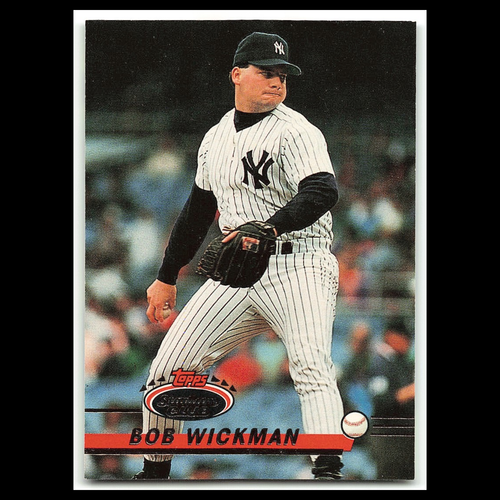 Bob Wickman #53 1993 Topps Stadium Club New York Yankees Baseball Card ...