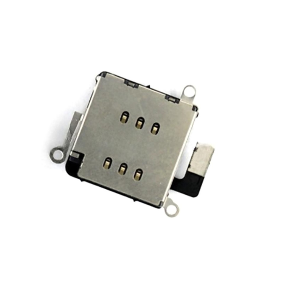 1 Pcs Dual SIM Card Reader Slot Socket Flex Cable Durable For Apple ...