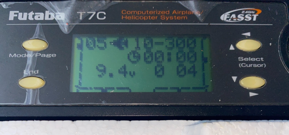 Futaba 7C 2.4 Ghz FASST Transmitter, FrSky 7 ch Receivers, NiMH battery ...