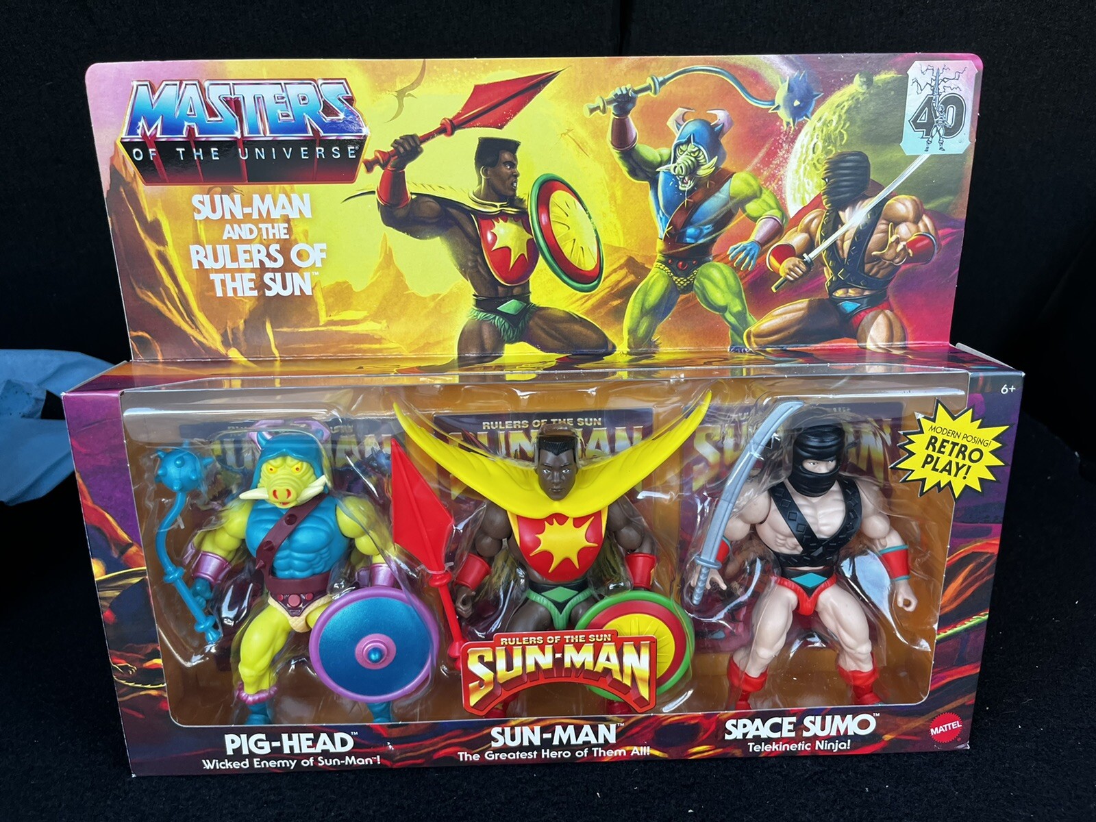 NEW MOTU Sun-Man and the Rulers of the Sun Action Figure 3pk Exclusive ...