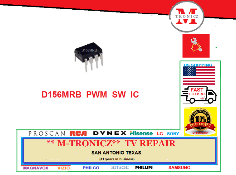 FSD156MRB D156MRB D156 DIP-8 PWM POWER SWITCH SHIPS FROM TEXAS | eBay