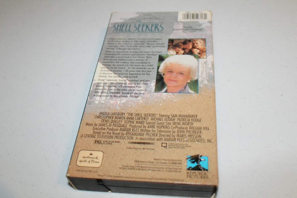 The Shell Seekers (VHS 1989) Angela Lansbury, Sam Wanamaker, Hallmark ...