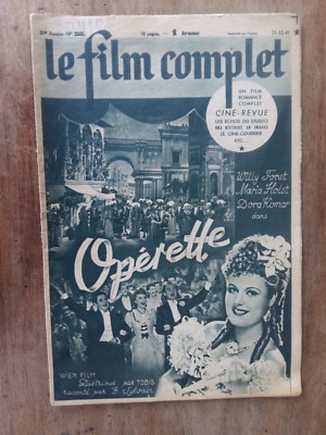 Film Complete Operette Willy Forst Maria Holst Dora Komar 1941 | eBay