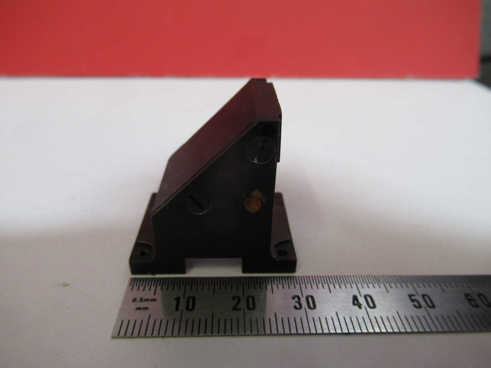 LEITZ GERMANY GLASS PRISM HEAD MICROSCOPE PART OPTICS AS PICTURED #G4-A ...