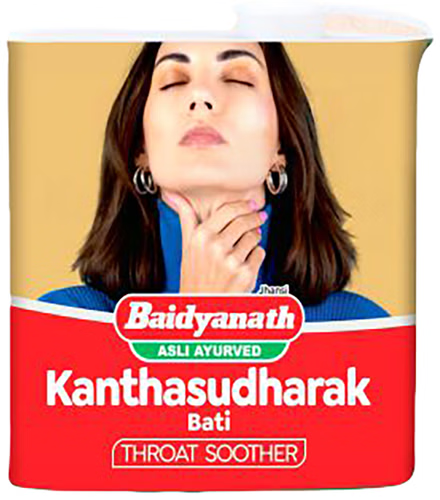 2 x Baidyanath Kanth Sudharak Bati (6g) Provides relief in Cough Throat ...