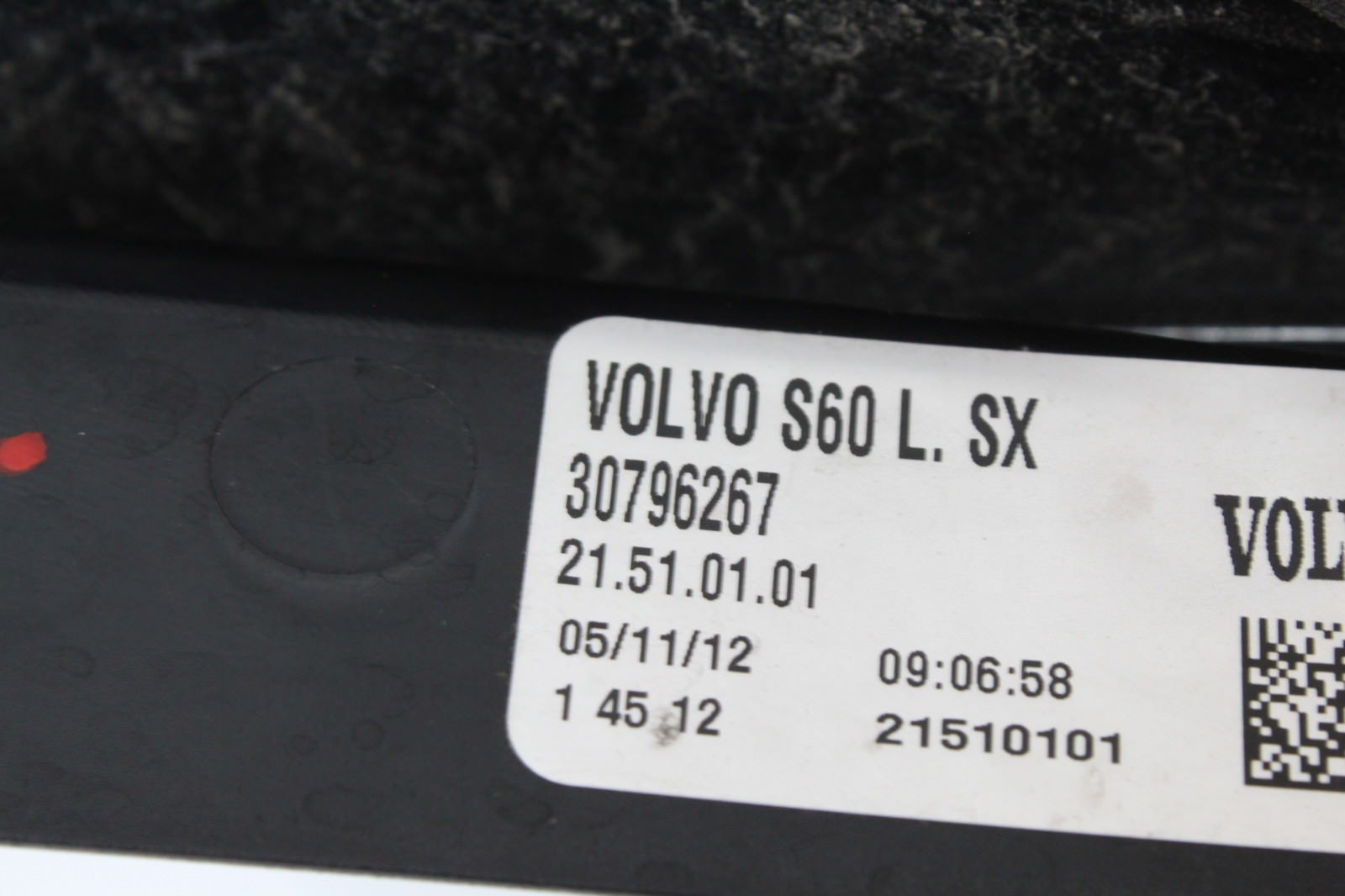 2013 VOLVO S60 T5 TAIL LIGHT LAMP LEFT SIDE 30796267 OEM 11 12 13 14 15 ...