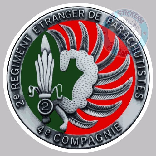STICKER LEGION ETRANGERE 2è REP REGIMENT ETRANGER PARACHUTISTE ...