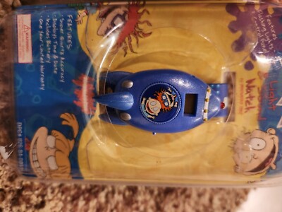 Vintage Rugrats Light & Sound Rocketship WATCH NEW 1998 nickelodeon ...