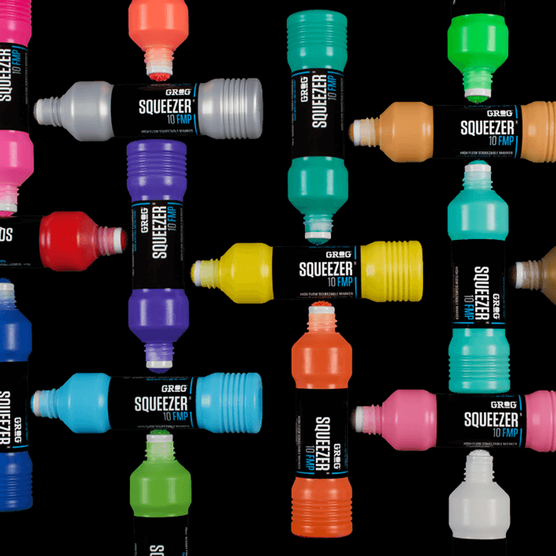 GROG Squeezer 10 FMP Paint Mop Marker Graffiti Art writing supplies | eBay