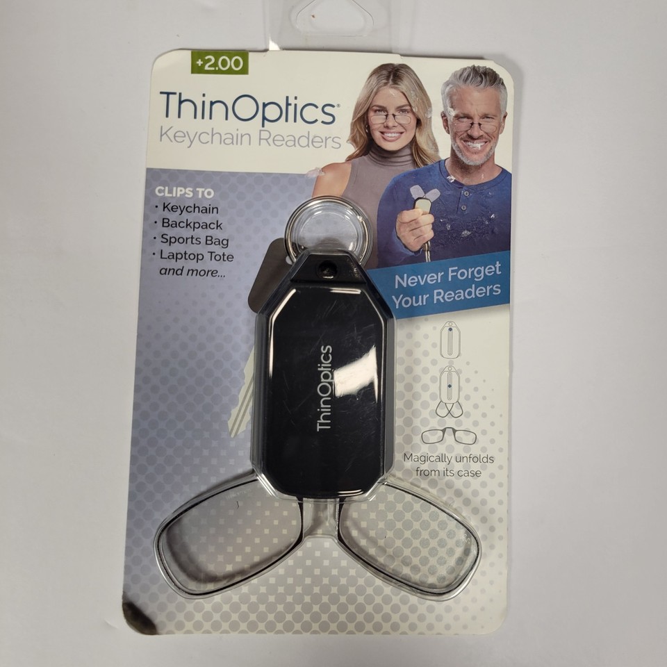 ThinOptics Keychain Readers Ultralight Reading Glasses with Keychain ...