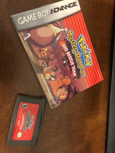 Pokemon Mystery Dungeon: Red Rescue Team Nintendo Game Boy Advance GBA ...