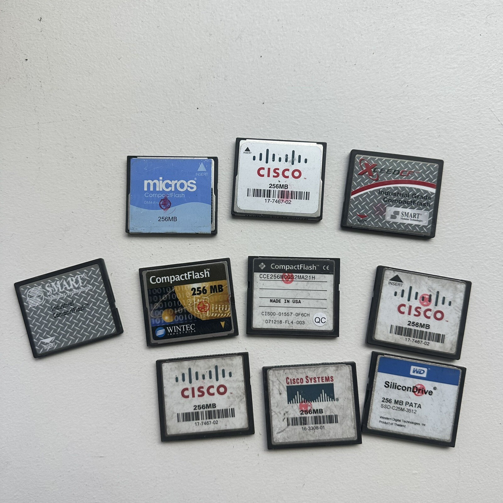 20× CF Card 256MB CompactFlash Industrial CF Memory Card | eBay