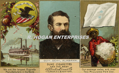 C. 1880's ALABAMA COTTON GOVERNOR SEAY RIVER STEAMBOAT 8X10 PRINT PHOTO ...