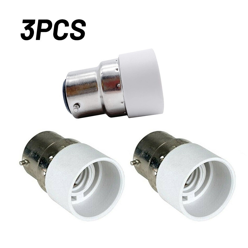 3pcs B22 to E14 Light Bulb Socket Converter Adapter Simple Installation ...