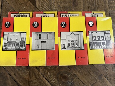4 Timberline HO Scale Commercial Building Kits FALSE FRONTS | eBay ...