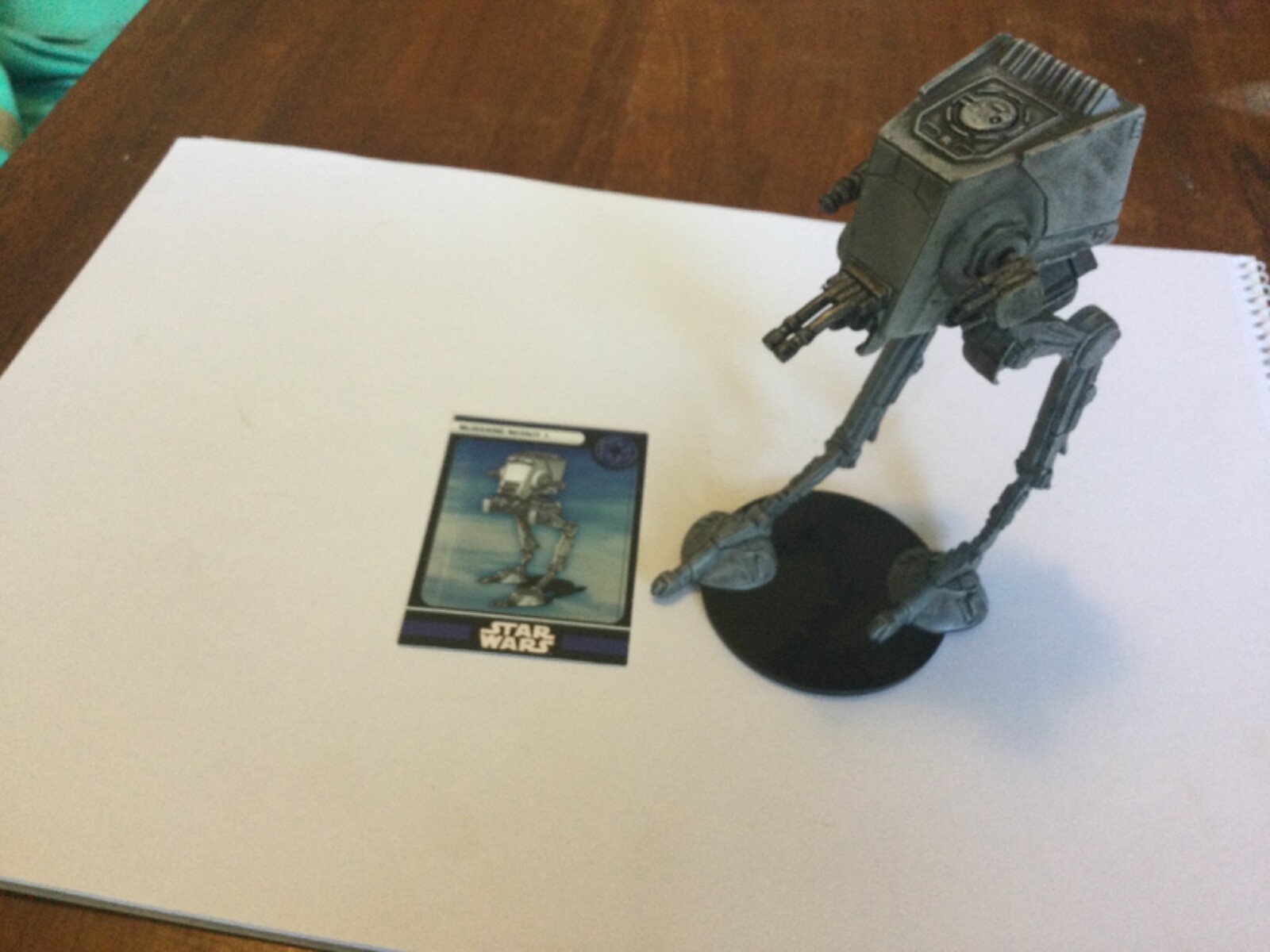 Blizzard scout 1 (AT-ST) (Huge) Star Wars Miniatures +Card | eBay