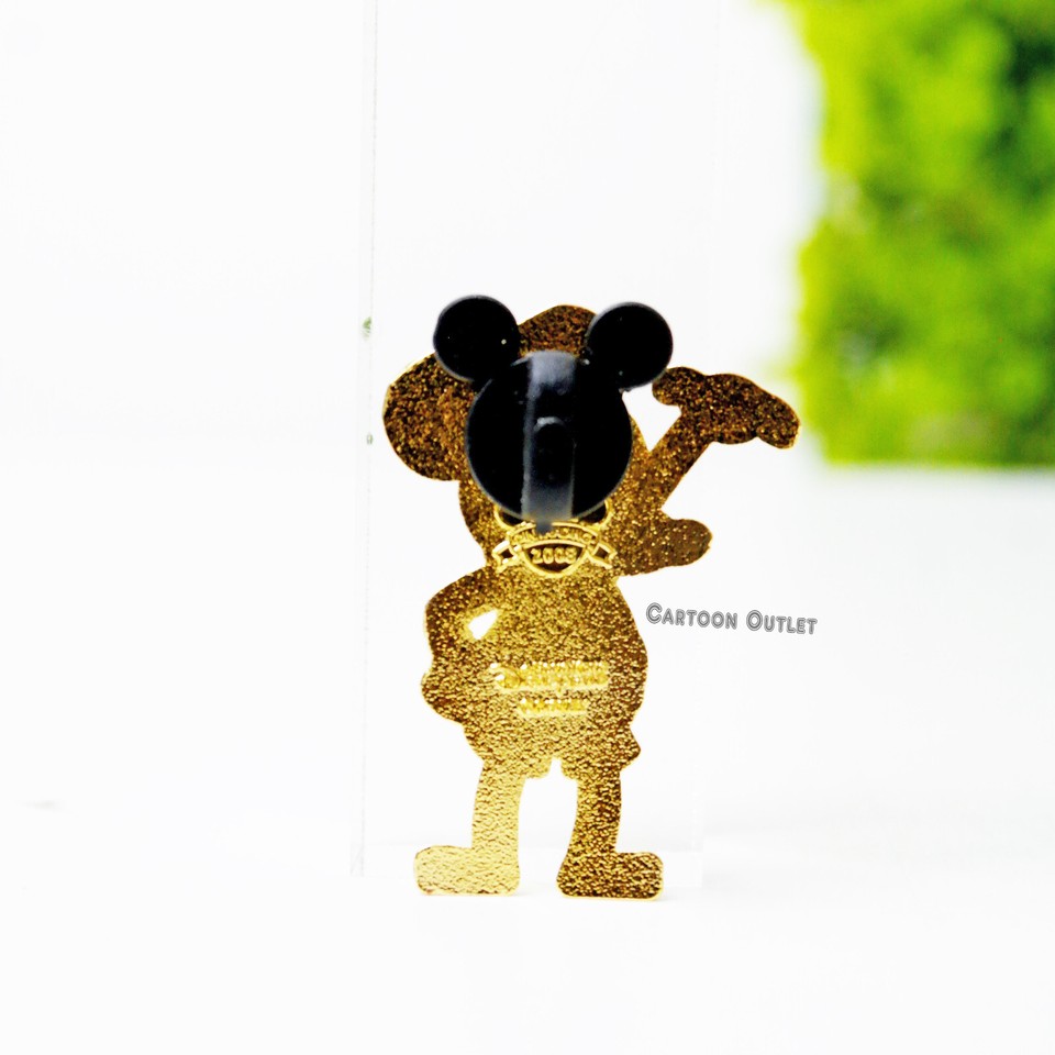 Disney Parks Mickey Mouse Gold Collectible Trading Pin Licensed ...