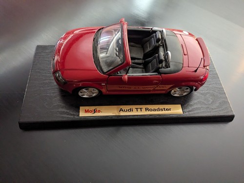 Maisto Audi TT Roadster 1st Gen Red 1:18 Scale Diecast Car 90159318781 ...