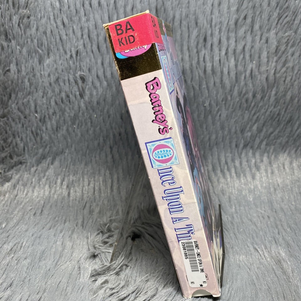 Barney Once Upon a Time VHS Tape 1996 Vintage Cartoon Classic ...