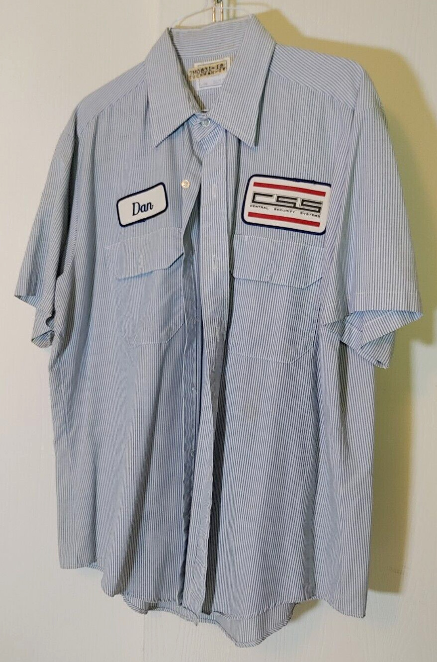 Alarm Company Uniform Shirt Central Security Services… - Gem