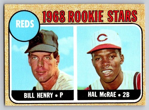 Baseball 1968 Topps #384 Reds (Bill Henry / Hal McRae) | eBay