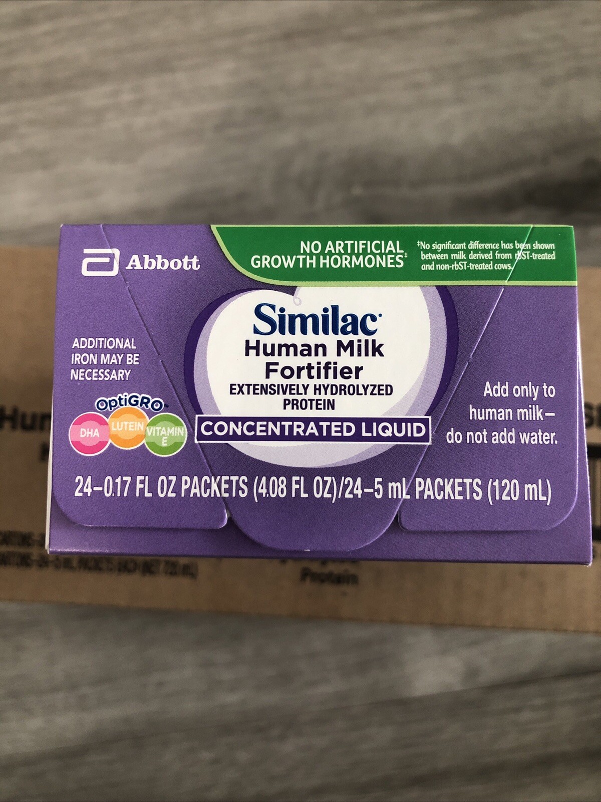 Similac Human Milk Fortifier Concentrate Liquid 144 Packets of 5 mL ...
