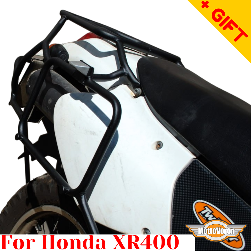 For Honda XR 400 Rack luggage system XR400R side carrier Monokey XR 400 ...