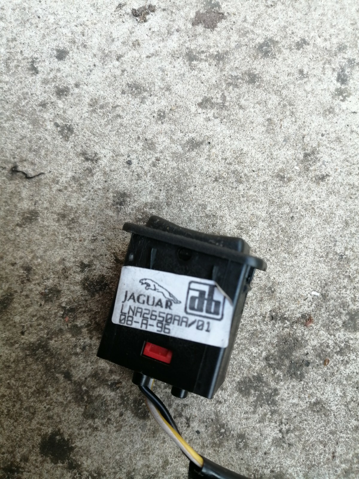 jaguar S/N switch cover center shifter switch LNA6220AA/01 1995-97 xj6 ...