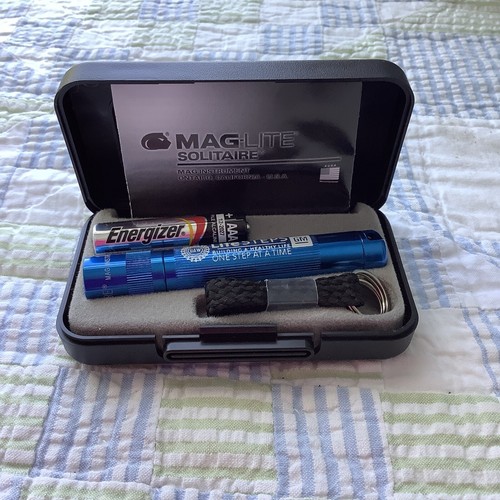 Blue Mini Mag Lite Solitaire General Motors Life Steps, New In Package ...