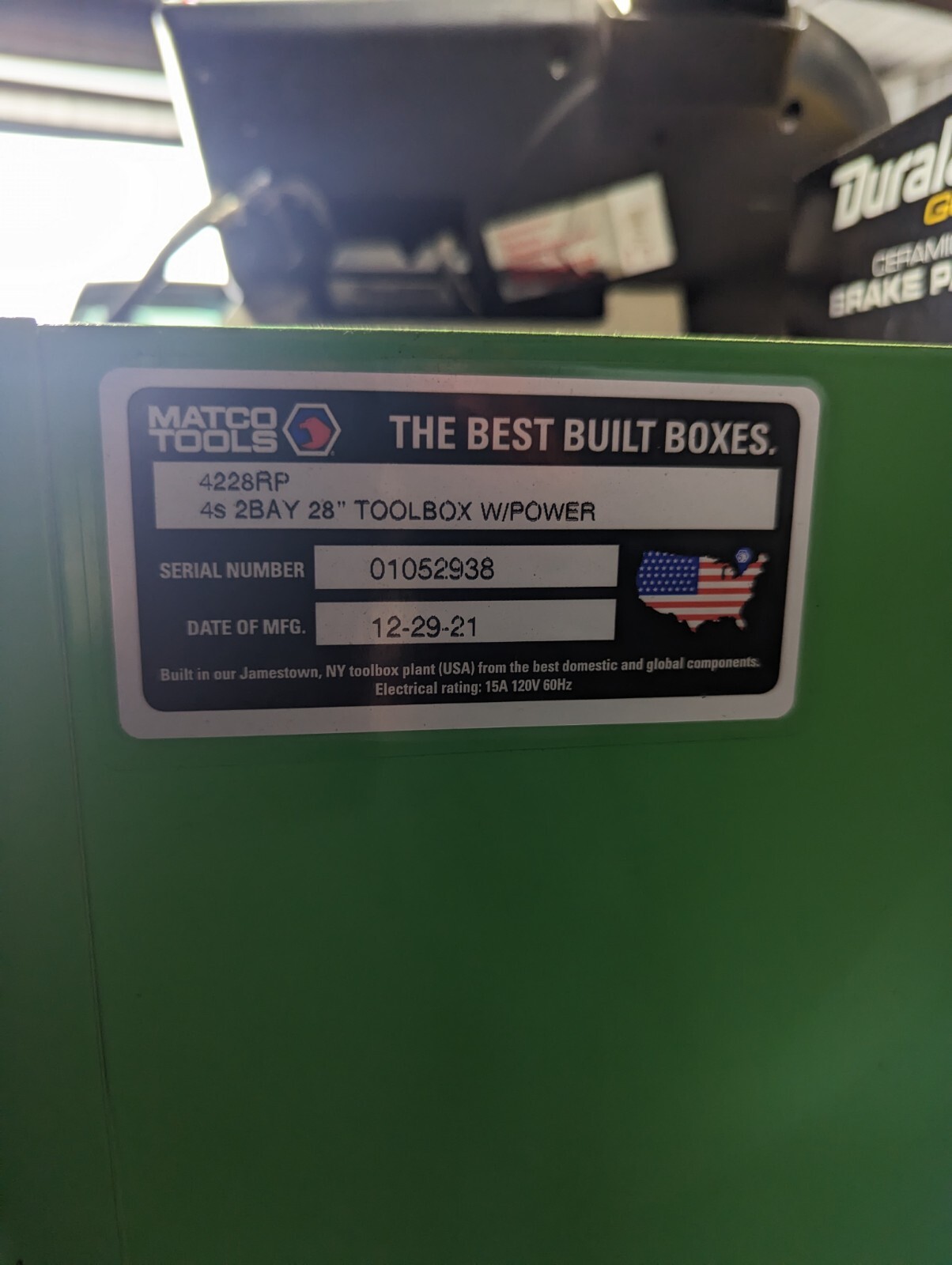 Matco tool box 4S with Top Hutch. Green In Good Condition | eBay