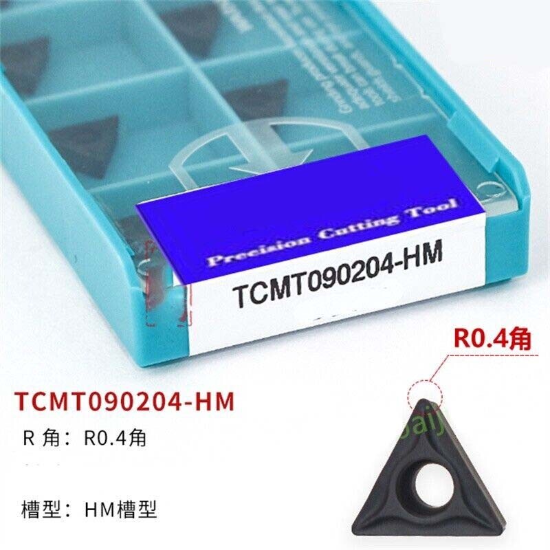 TCMT090204-HM TCMT18151 252 10pcs Carbide turning inserts For steel | eBay