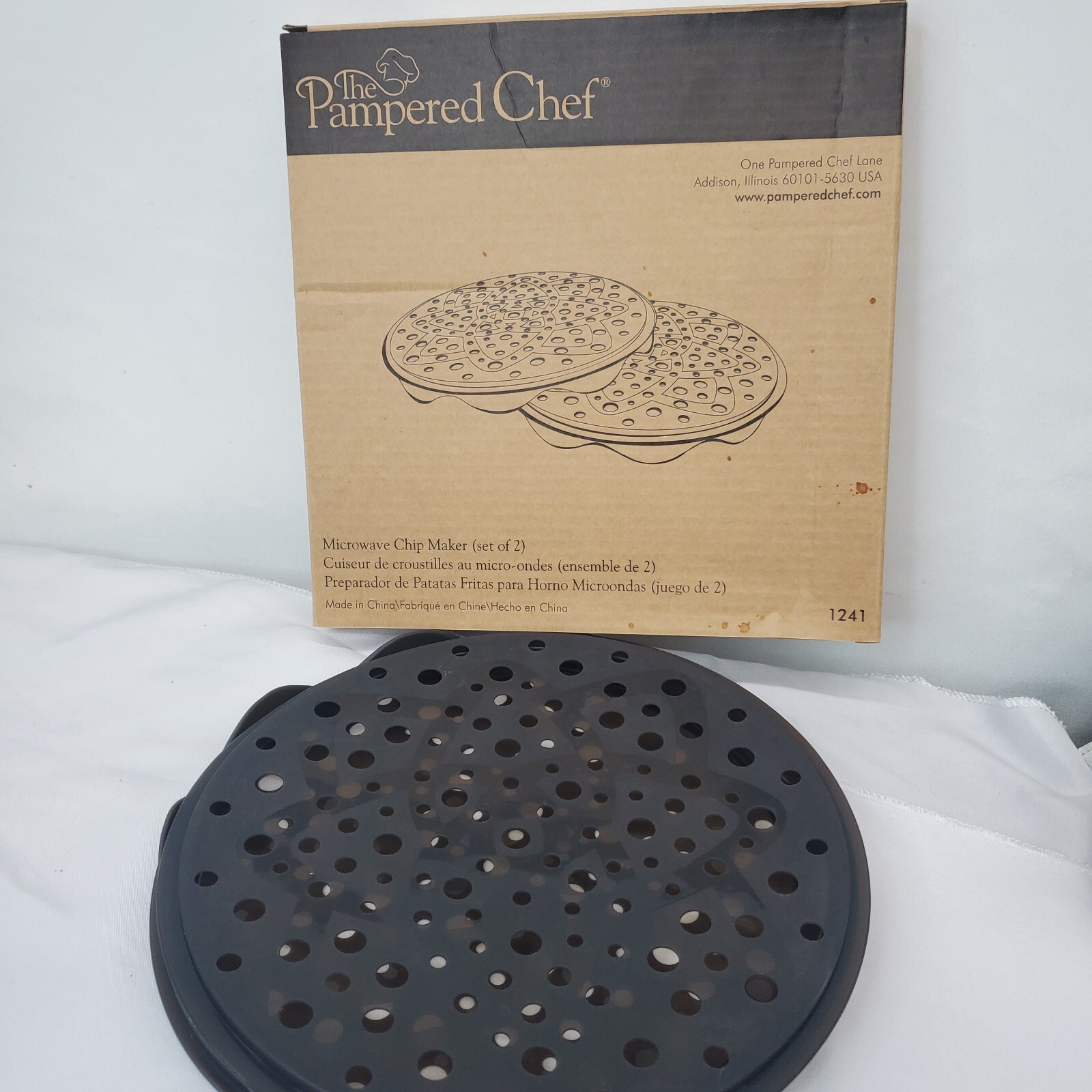 Pampered Chef Microwave Chip Maker (Set of 2) # 1241 NEW | eBay