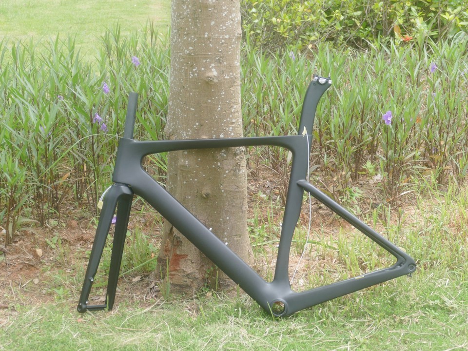2026 Carbon Matt Road Bicycle Bike Frame 49cm 52cm 54cm 56cm 58cm fork ...