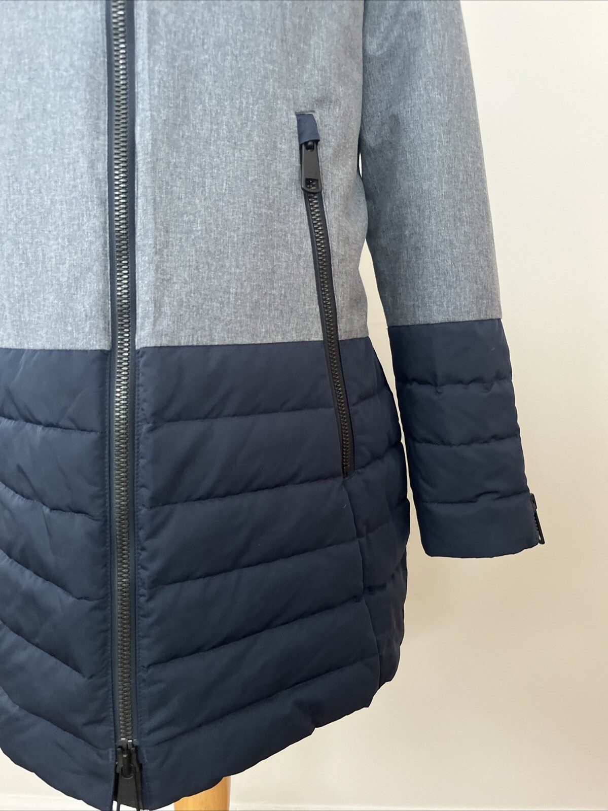 $390 Lole Faith Jacket Size M 650 Down fill Winter Coat blue/navy Fast ...