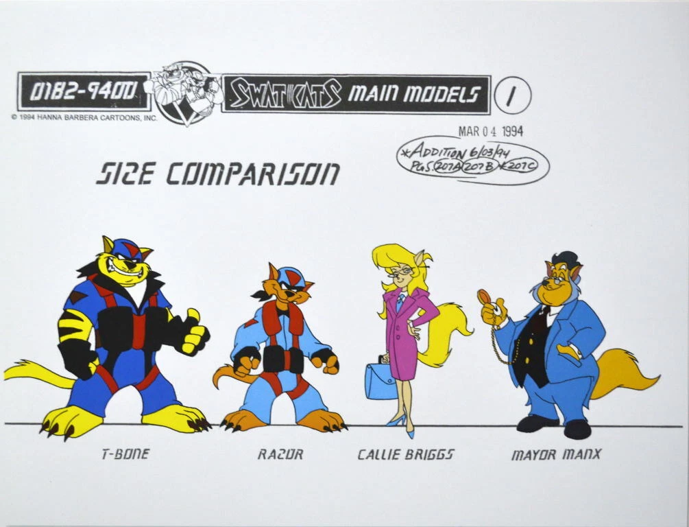 Swat Kats T Bone And Razor