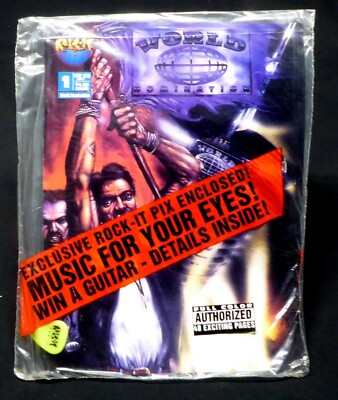 Rock-It Comix #1 World Domination Sealed + Pick 1993 Amricons | eBay