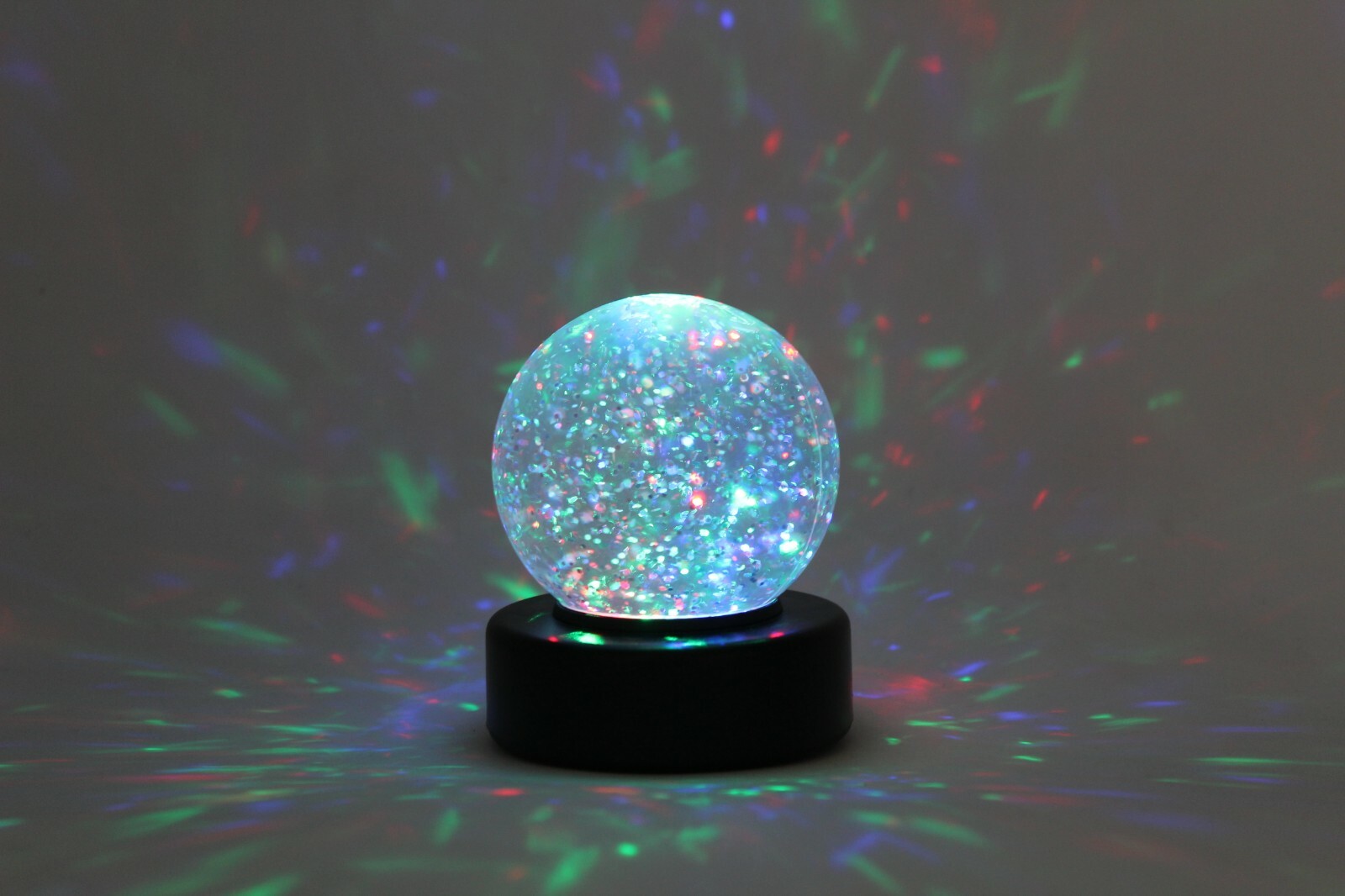 Light-Up Glitter Ball Snow Globe – Sensory Water Filled LED Toy x 2 | eBay